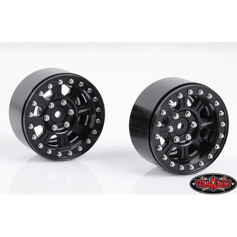 RC4WD RACELINE MONSTER 1.9" BEADLOCK WHEELS (BLACK)