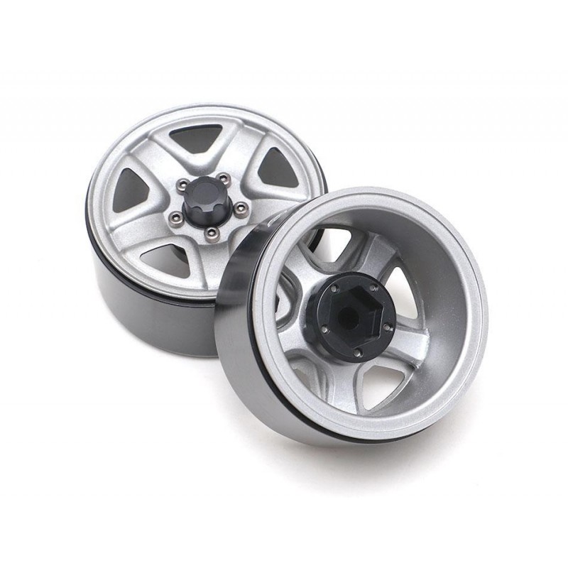 Boom Racing 1.9" S200 Steelie Reversible Beadlock Wheels w/ XT504 Hub ...